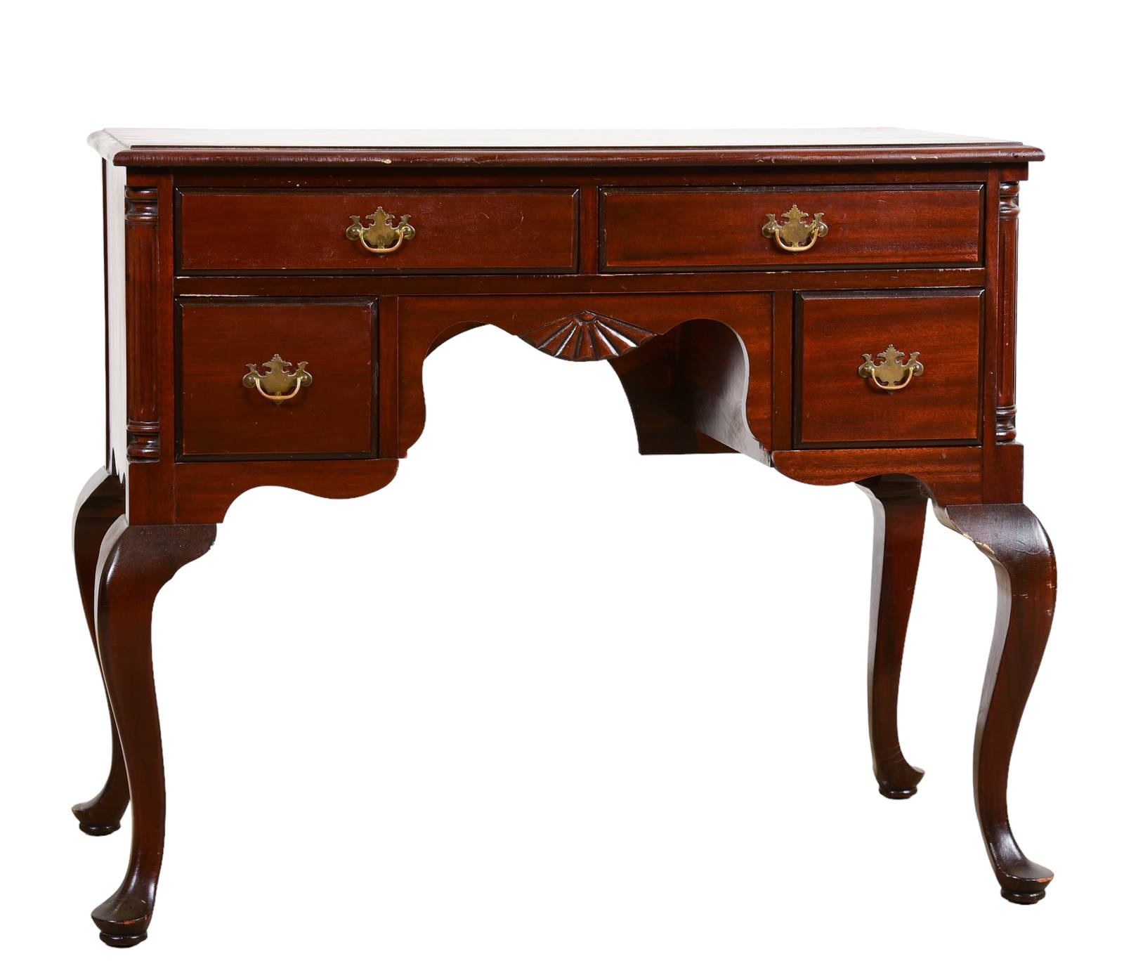 Mahogany Queen Anne Style Dressing Table Auction