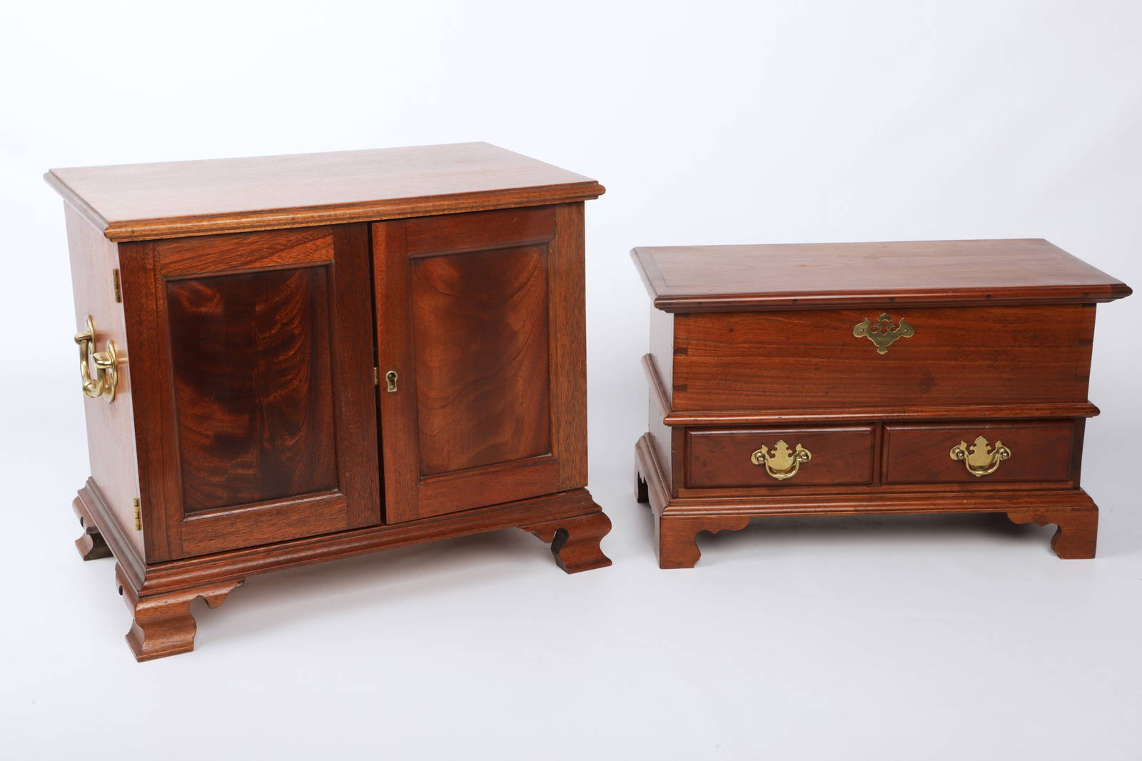 (2) Miniature Tabletop Chests Auction