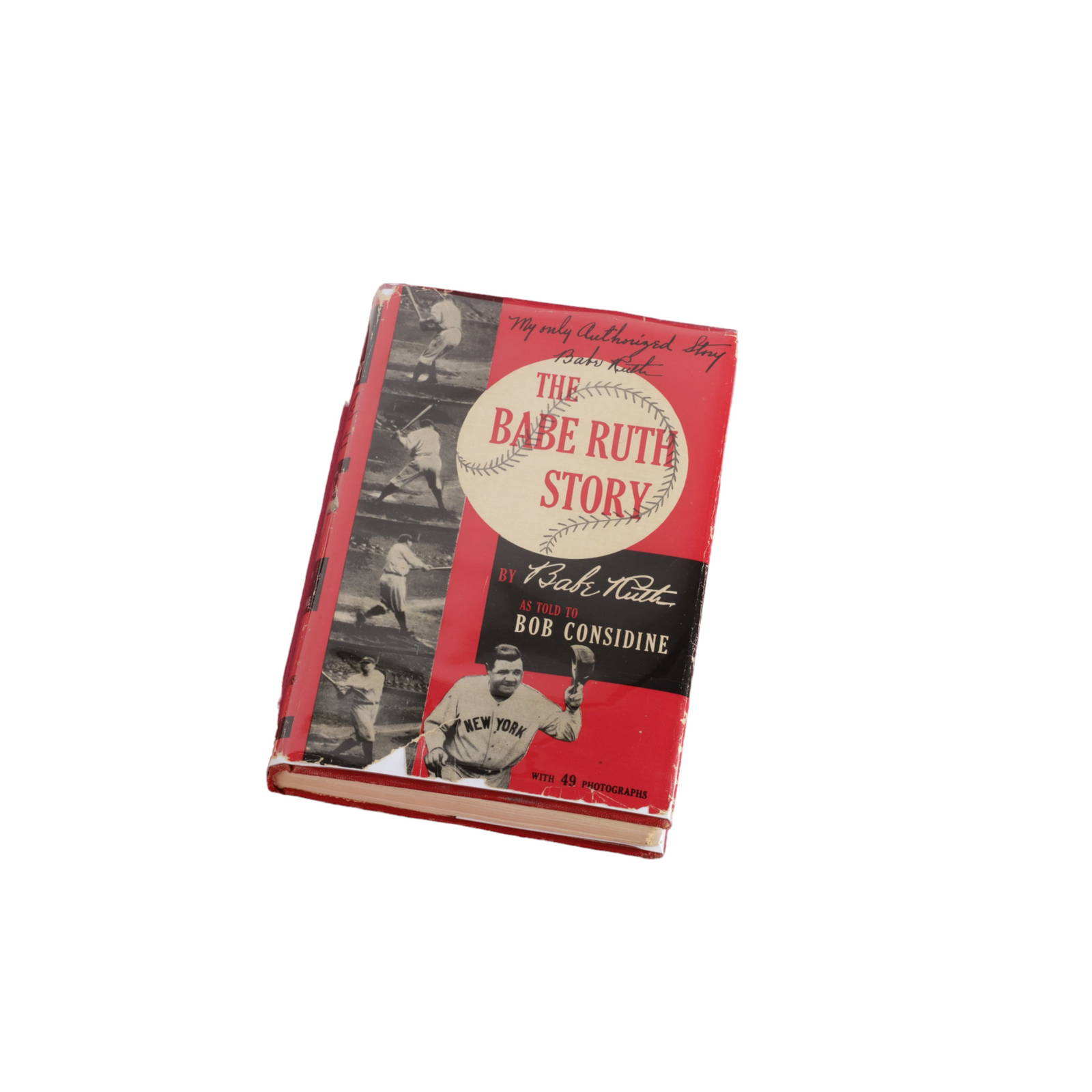 Babe Ruth Signed Autobiography, 1948 Auction