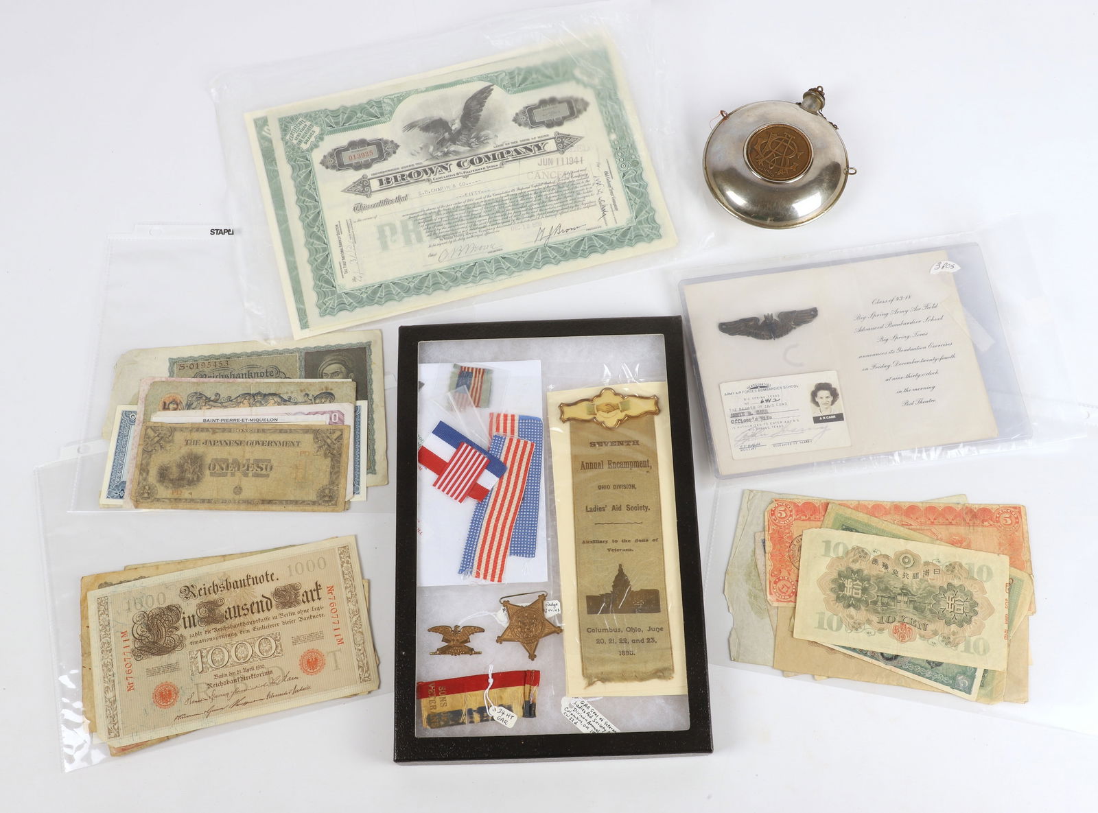Lot Of Historical Items Auction