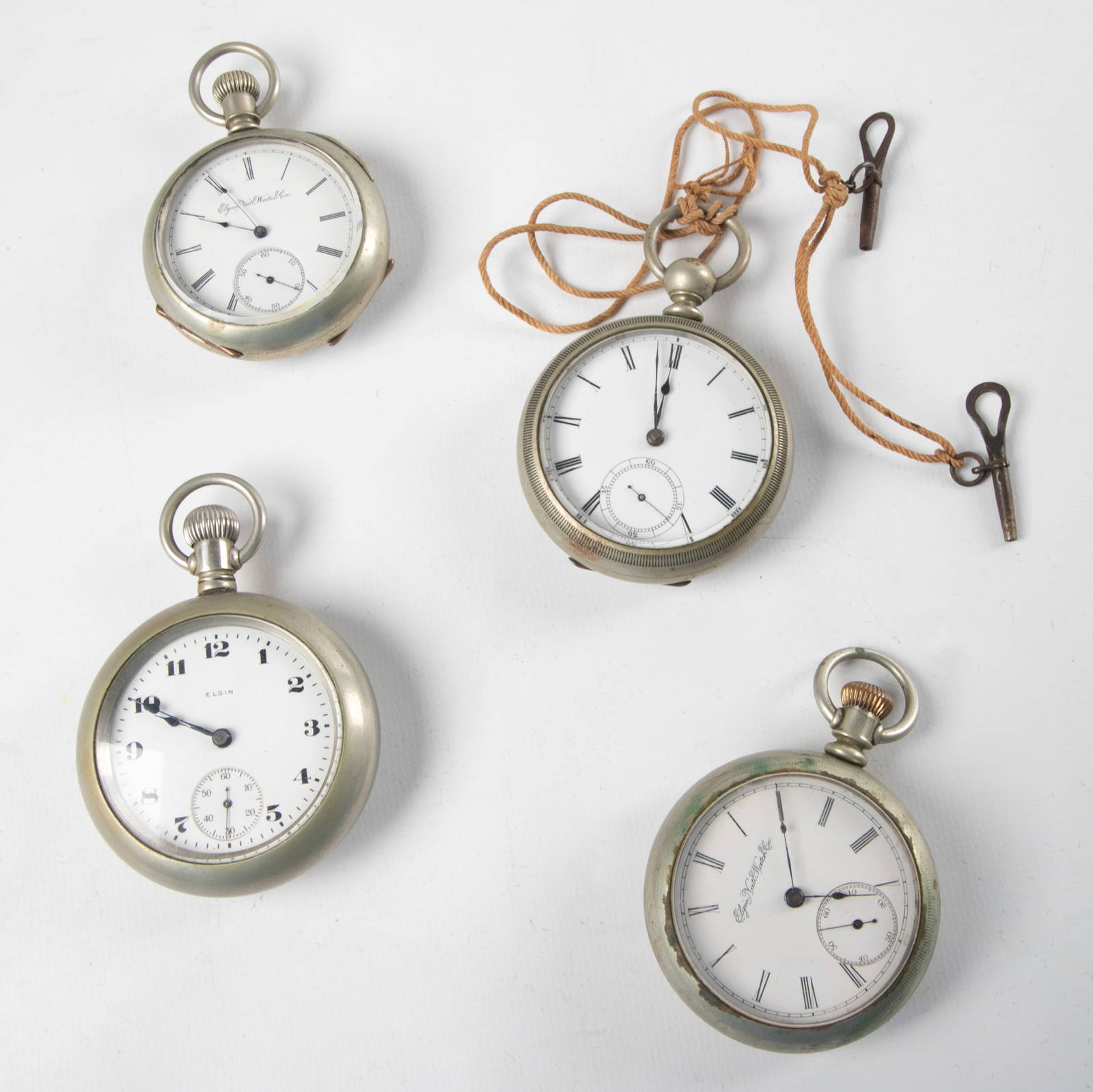 (4) Pocket Watches Auction