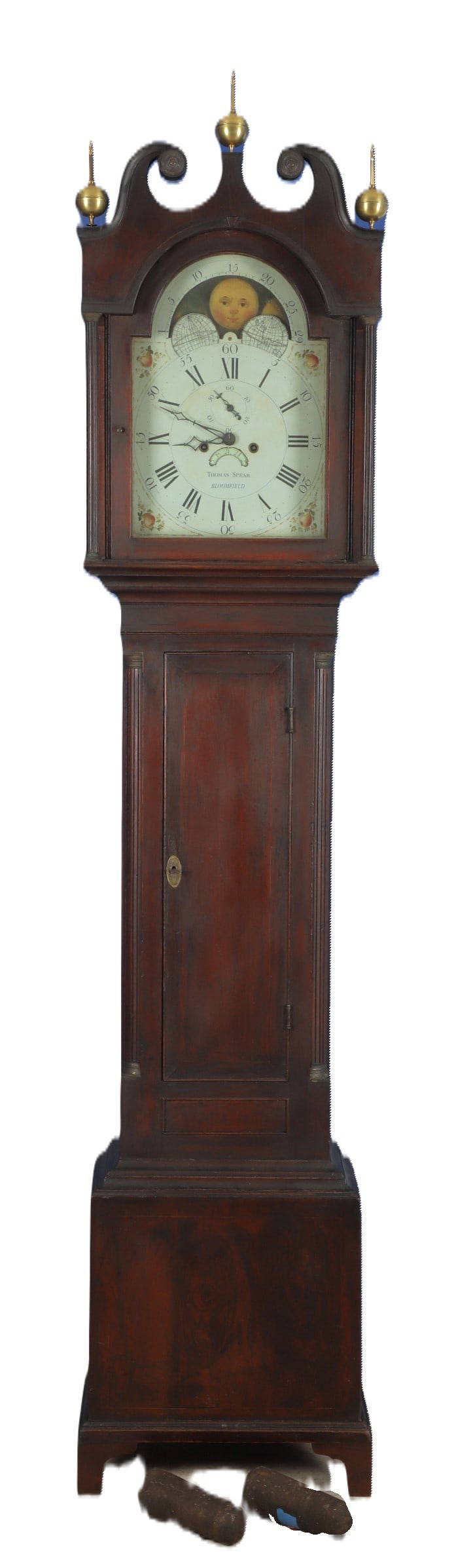 Thomas Speer Federal Mahogany Tall Case Clock Auction