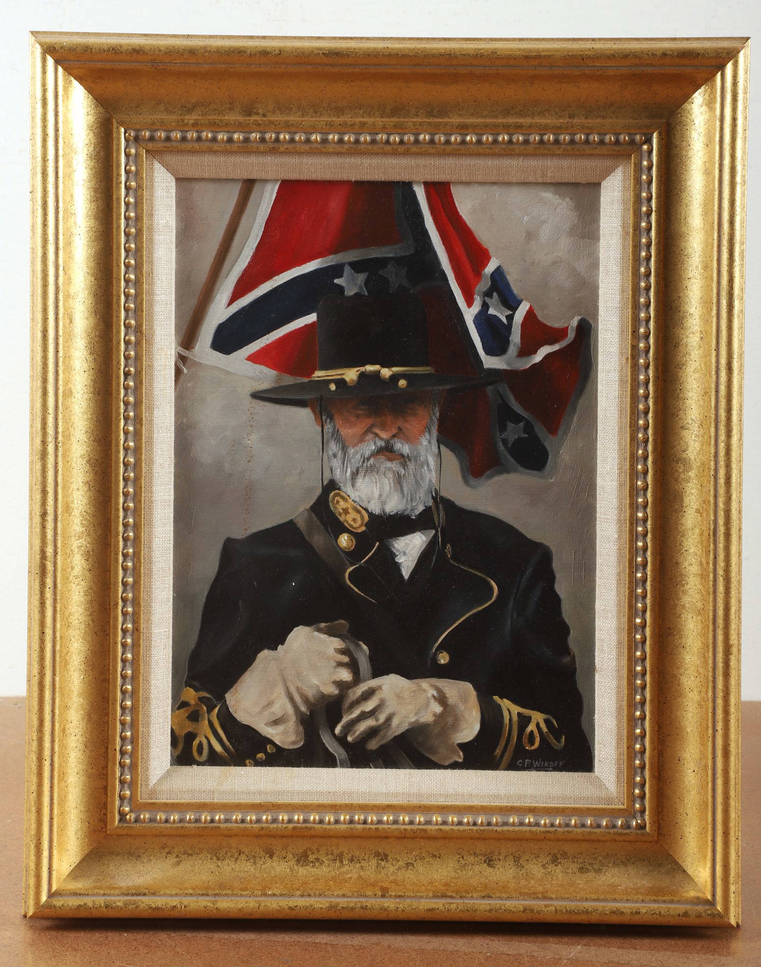 C. Phillip Wikoff "lt. Gen. John Bell Hood" Auction