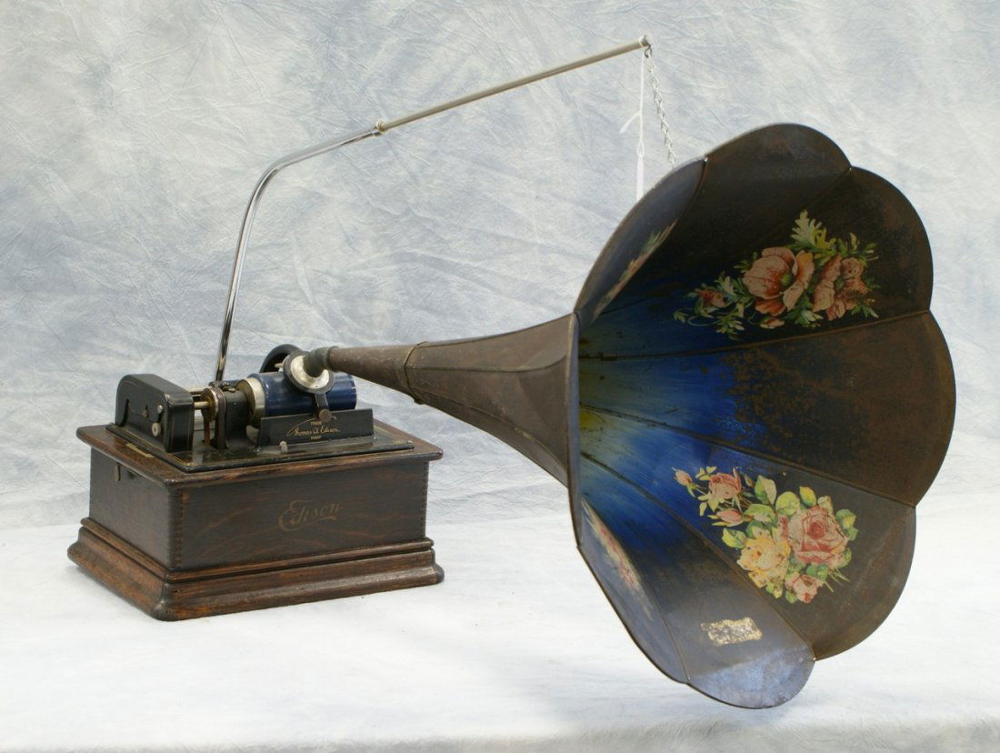 Edison Standard Combination Cylinder Phonograph With 8