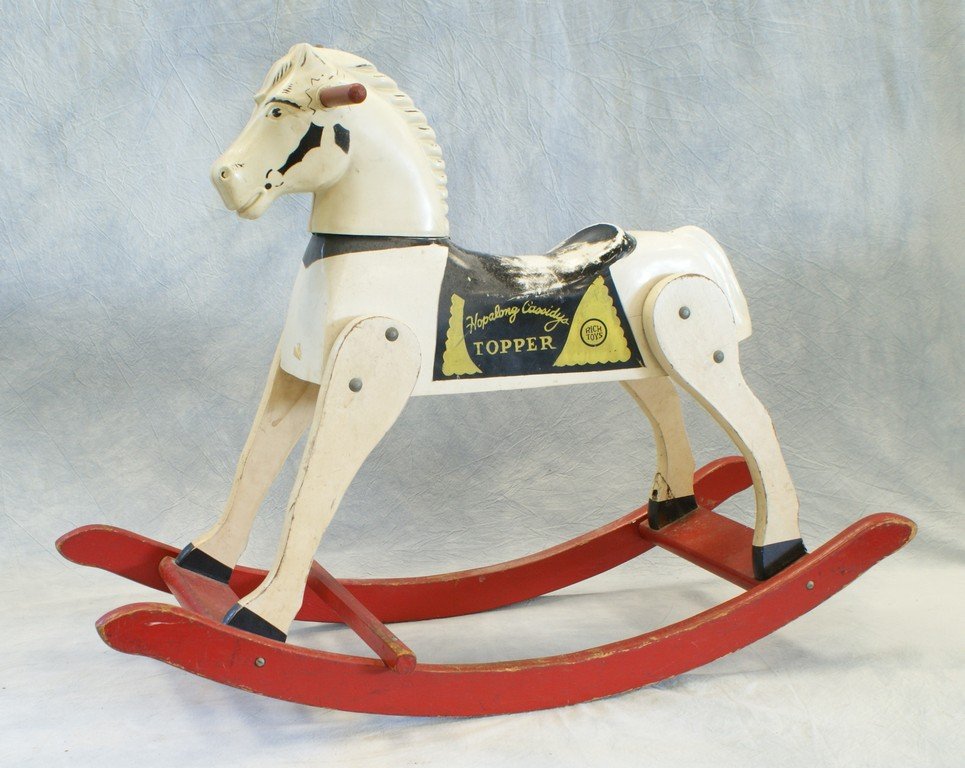 Hopalong Cassidy Topper Rocking Horse by Rich Toys,
