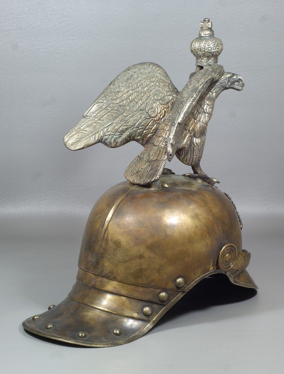 Imperial Russian M1889 Chevalier Guard helmet, eagle : Lot 9224