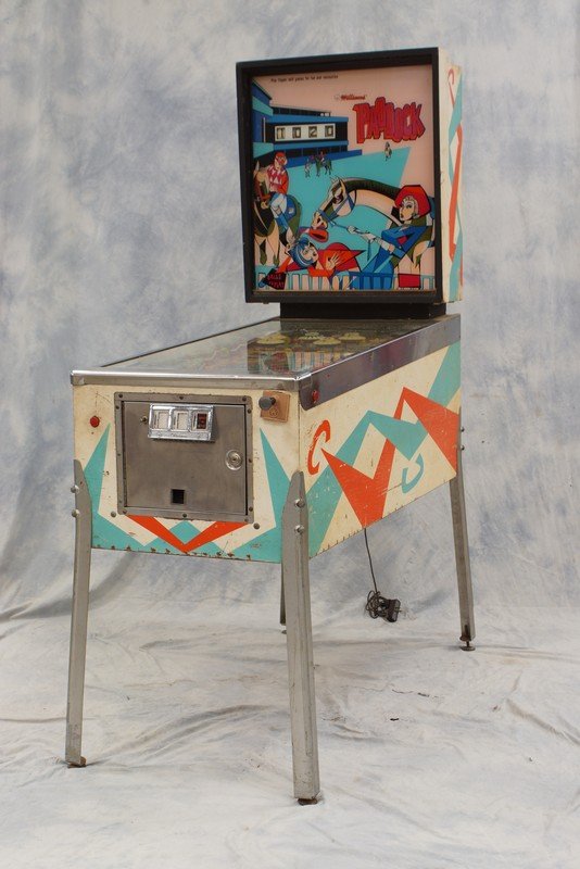 Williams Paddock Pinball Machine, 70" h, 23" w, 54-1/2" - Dec 11, 2013 ...