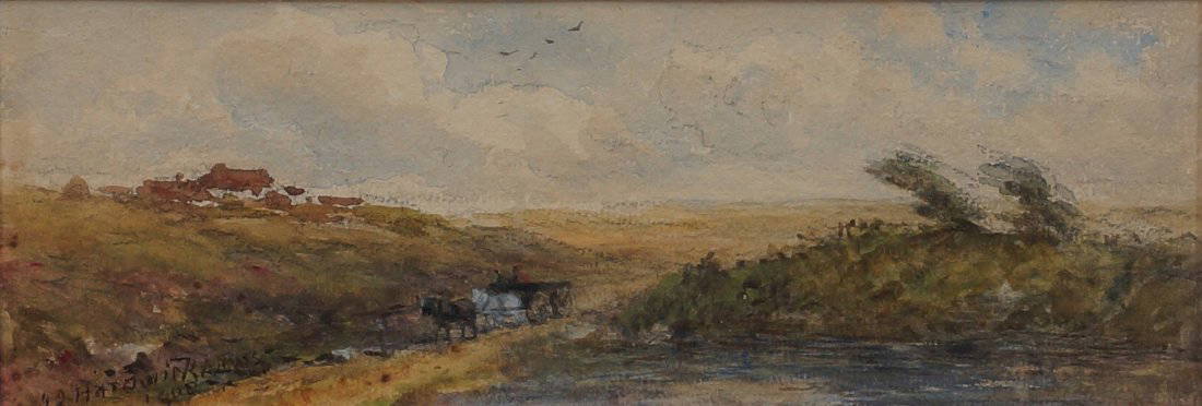 John Jessop Hardwick, British, 1832 1917, Watercolor,