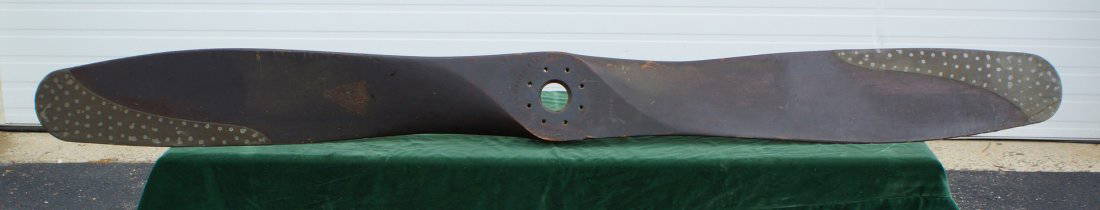 Lh Curtiss Wooden Propeller, Stamped "lang No 3925,