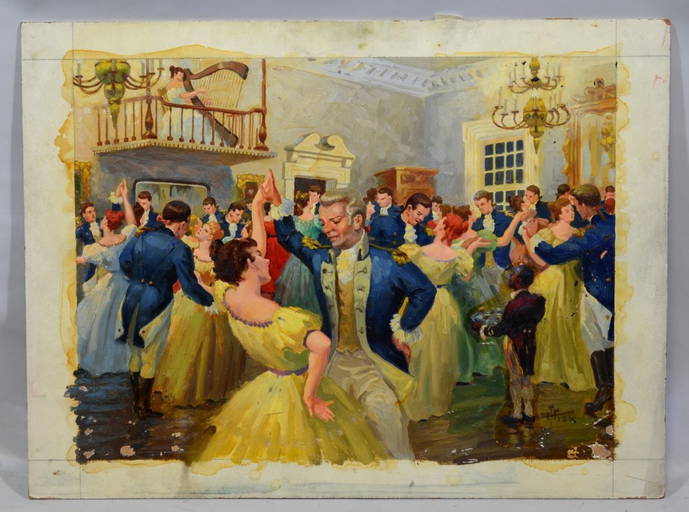 Harry Fisk (american, 1887 1974), Oil On Board,