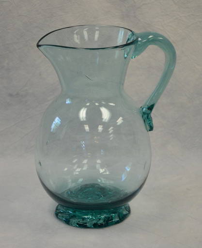 Large Clevenger Glass Pitcher, Clayton, Nj, Late 1930s,