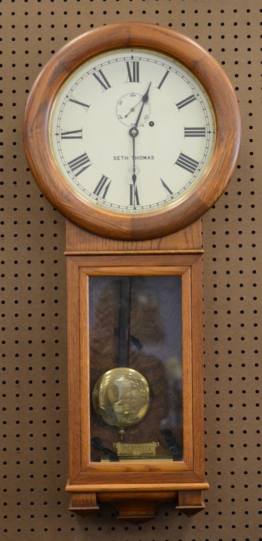 Replica Seth Thomas No 2 Office Regulator, weight - Nov 10, 2015 ...