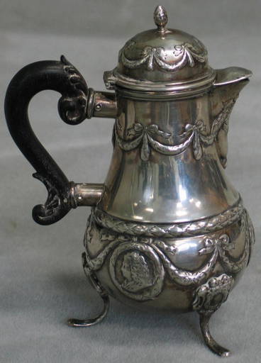 Early 18th C English Silver Syrup Pitcher