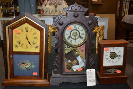 Waterbury Walnut Kitchen Shelf Clock