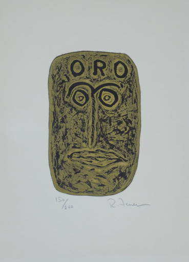 Raphael Ferrer (puerto Rican, B 1933), Gold Intaglio