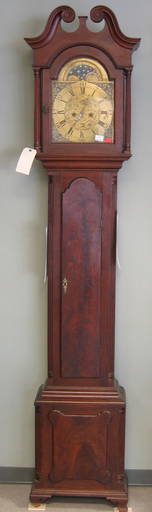 Walnut Chippendale Tall Case Clock By Duncan Beard