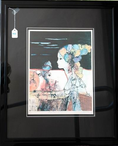 833: SIGNED RISOLIA LITHOGRAPH - Jan 28, 2007 | JK Galleries, Inc. in FL