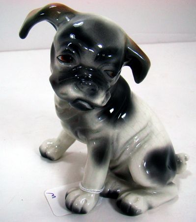 859: GOLDSCHEIDER PUG DOG FIGURE