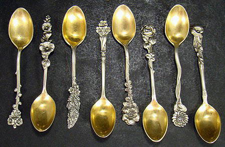 Reed And Barton Sterling Silver Demi Spoons