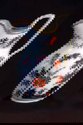 Early 19th Century Flo Blue Pitcher