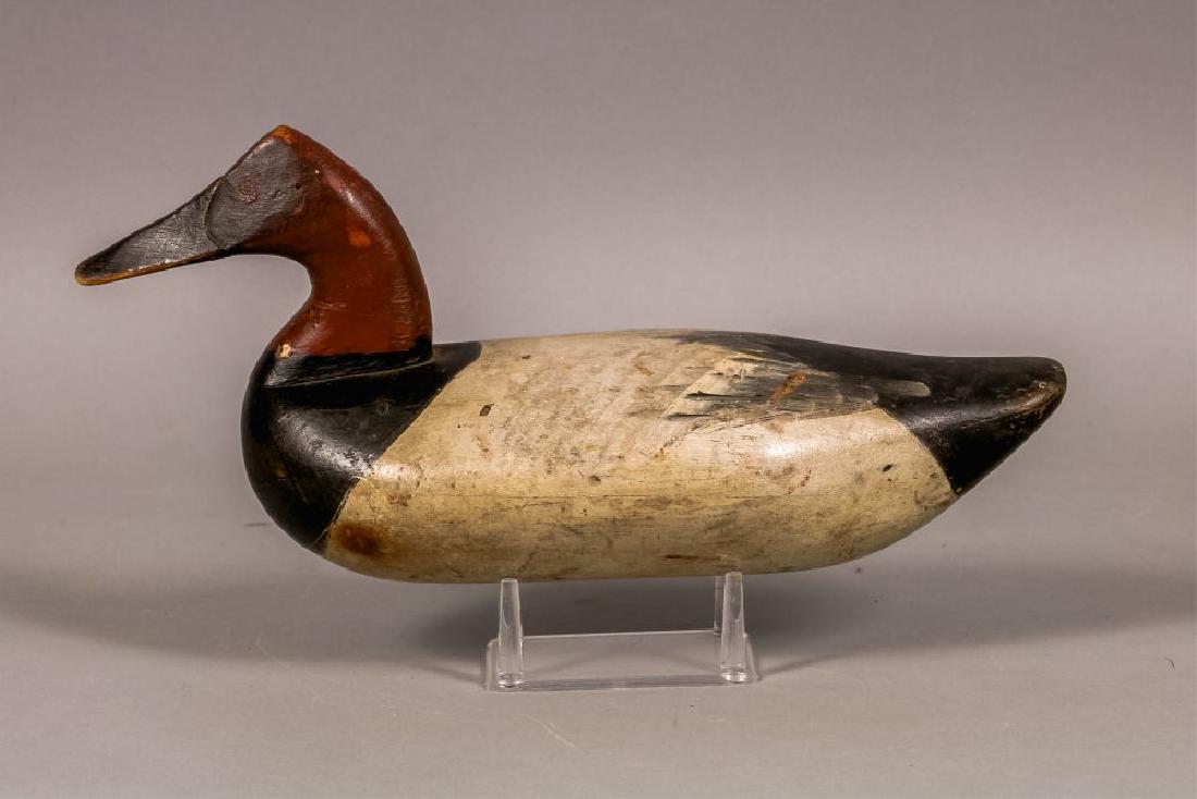 Sam Barnes Canvasback Drake Duck Decoy, Havre De