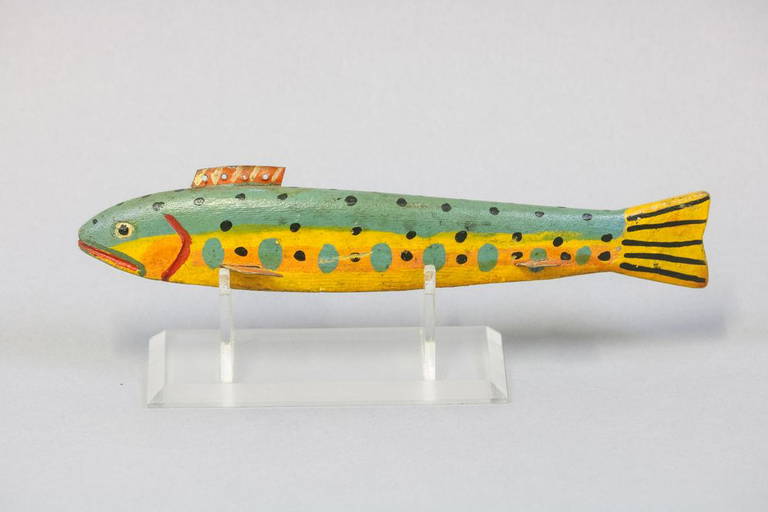 Jesse Ramey Golden Trout Fish Spearing Decoy,