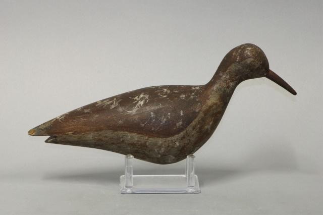Early Shorebird Decoy By Unknown Long Island Carver,