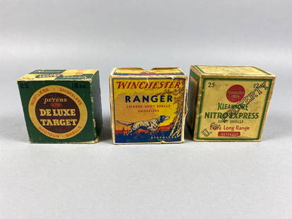 (6) Complete Boxes Of Vintage Shotgun Shells