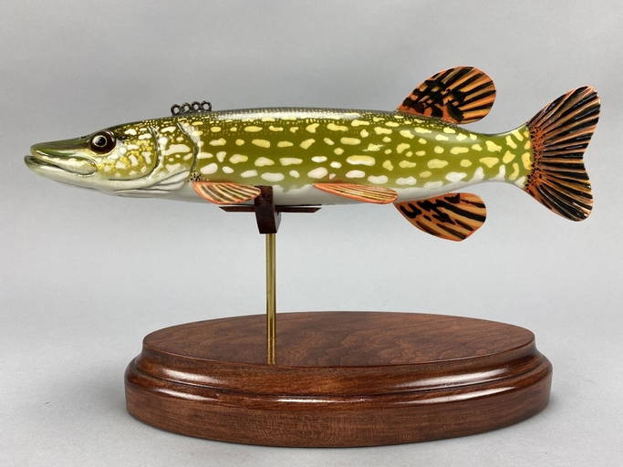 Todd Pekelder Northern Pike Fish Spearing Decoy