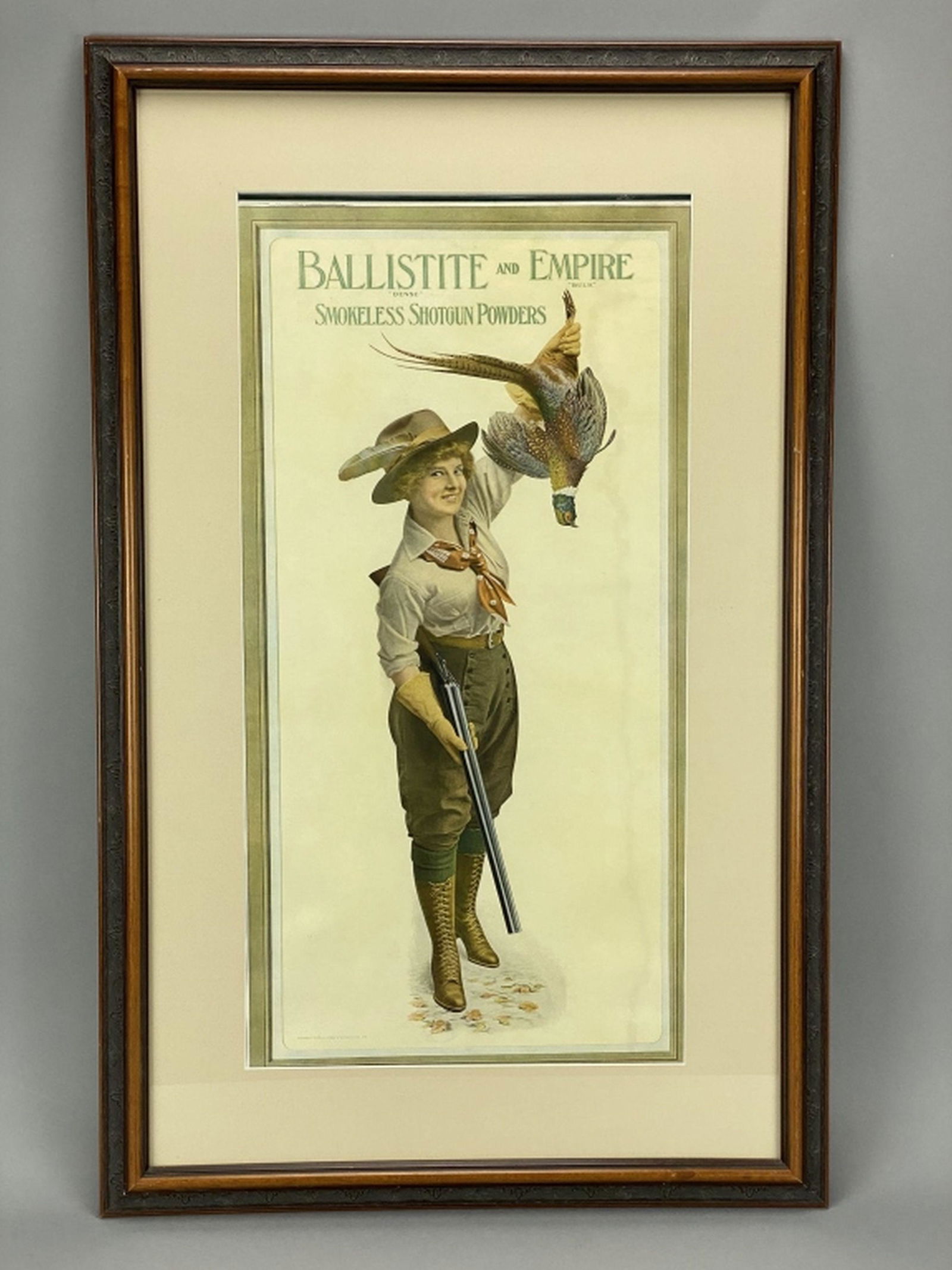 Rare Ballistite And Empire Advertising Poster