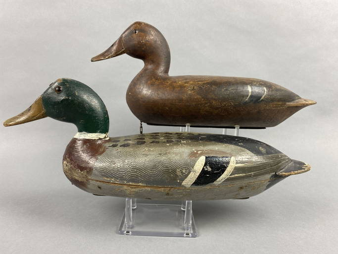 Robert Elliston Pr Of Mallard Duck Decoys