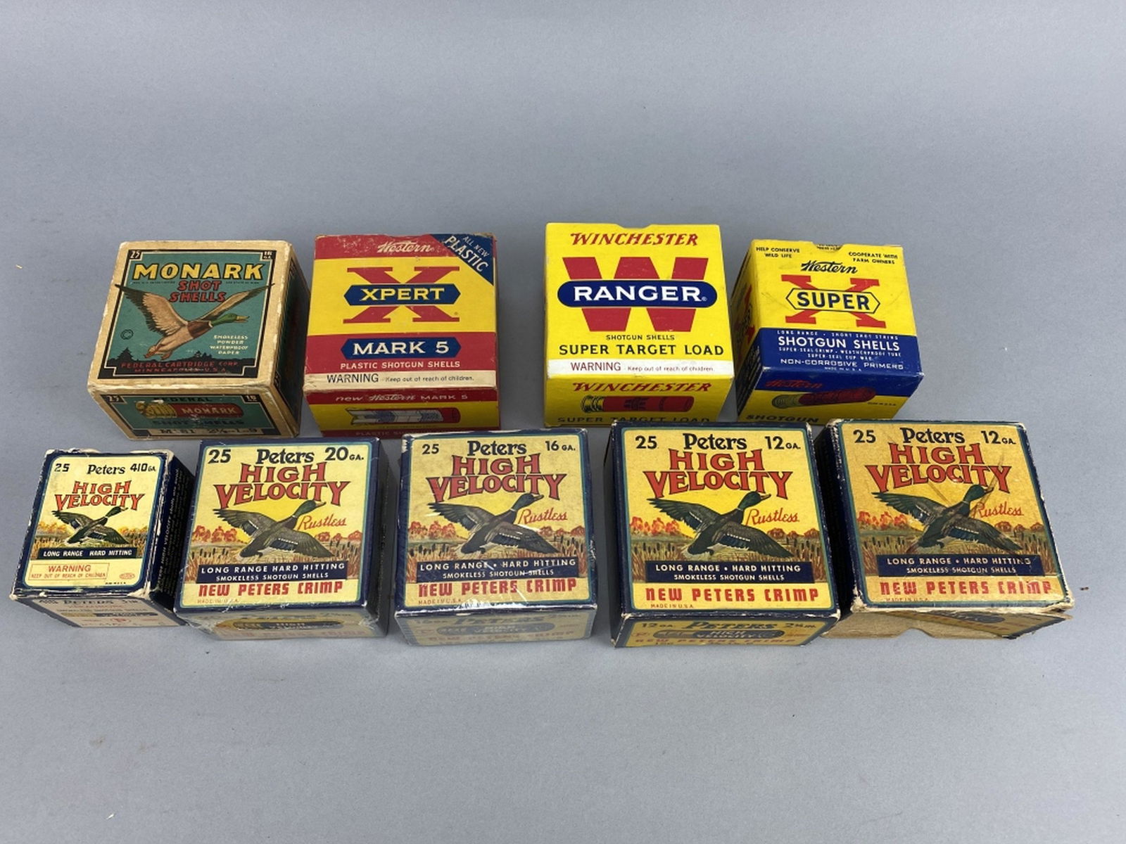 Vintage Shotgun Shell Boxes