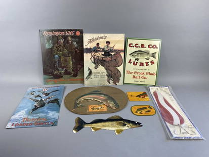 Remington Typewriter Painted Tin Advertising Sign