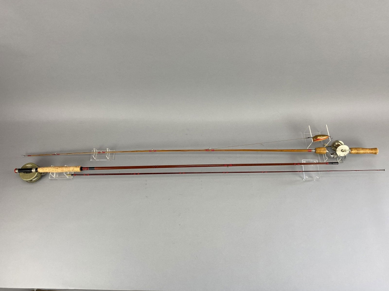 2 Vintage Fishing Rods & Reels