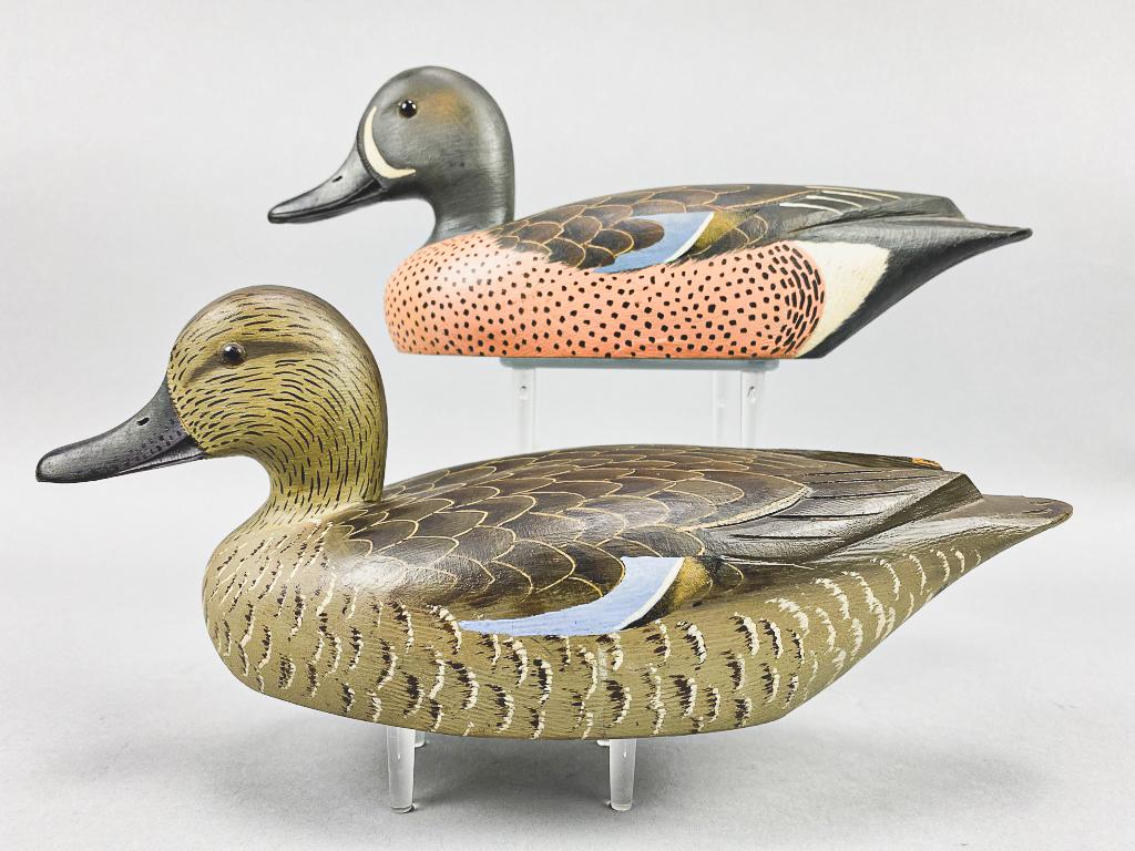 D.W. Nichol Pr of Blue-winged Teal Duck Decoys - Nov 19, 2022 ...