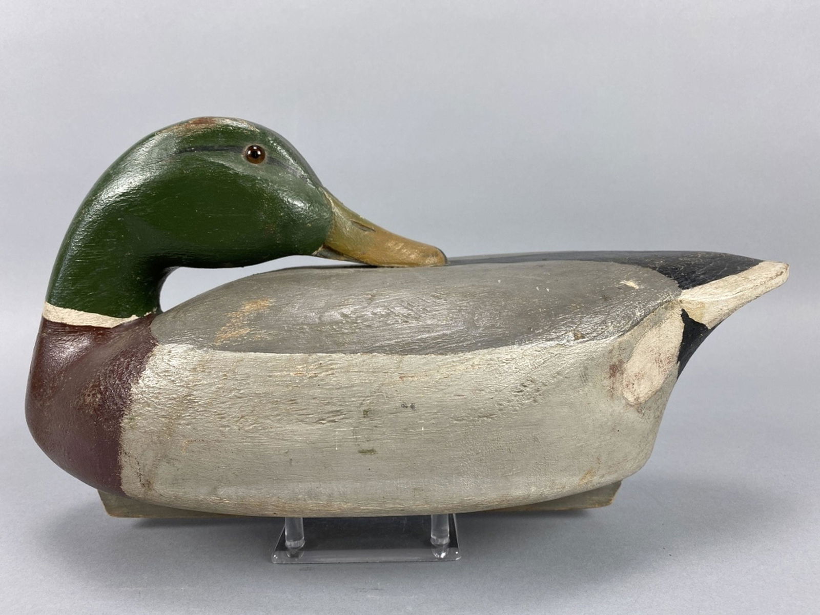 Ralph Johnston Mallard Drake Duck Decoy - Apr 15, 2023 | Auctioneers ...