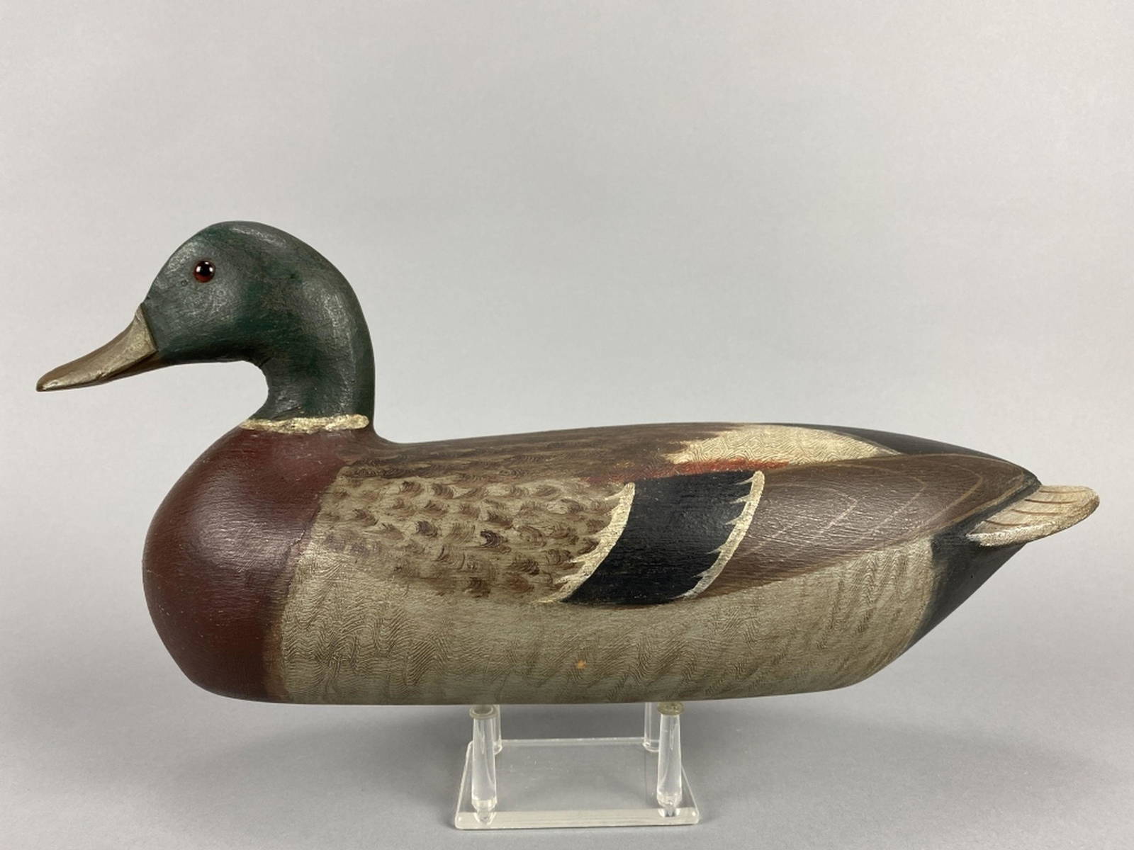 Charles Perdew Mallard Drake Duck Decoy (#0352) on Apr 15, 2023 ...