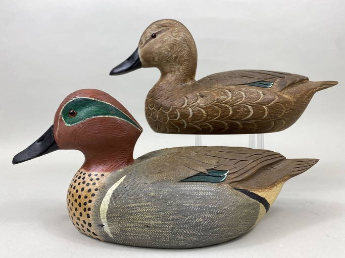 Wragg & Burrell Pr Of Green Winged Teal