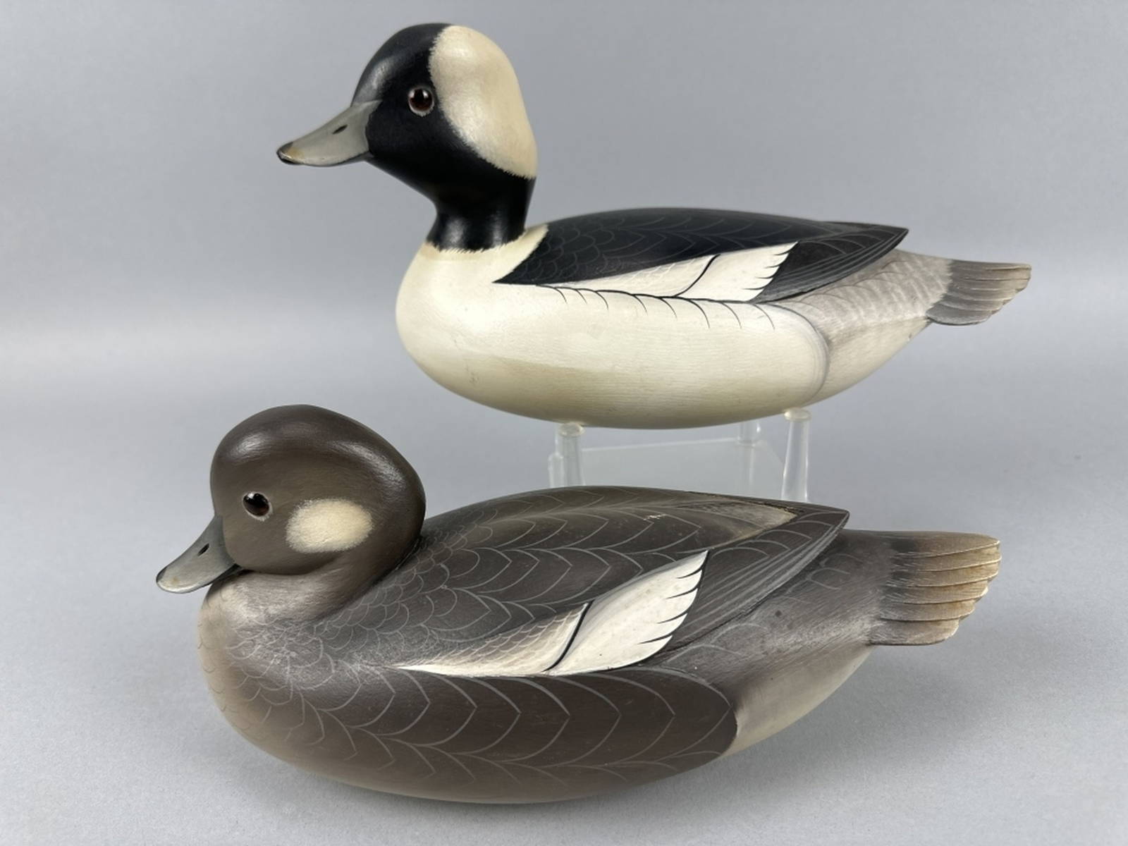 George Strunk Pr Of Bufflehead Duck Decoys Auction