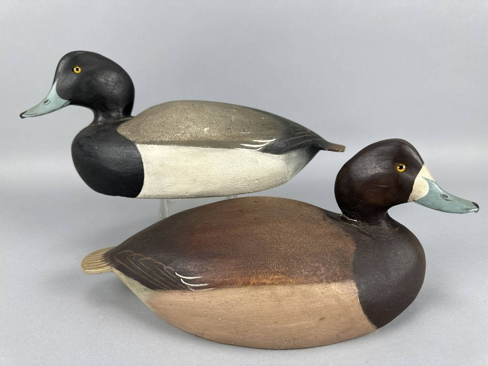 Ward Bros. Pr Of Bluebill Duck Decoys Auction