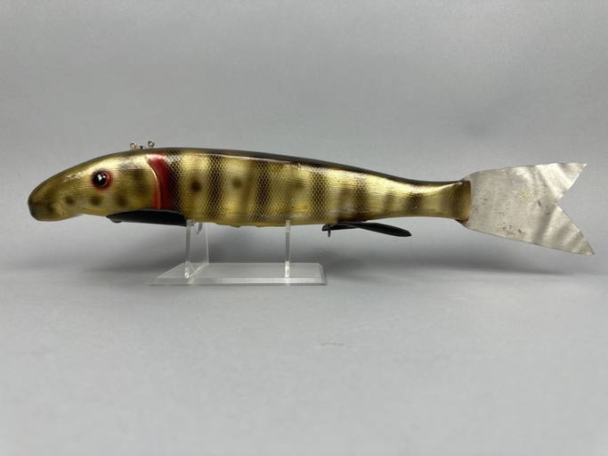 Large Bud Stewart Sucker Spearing Decoy