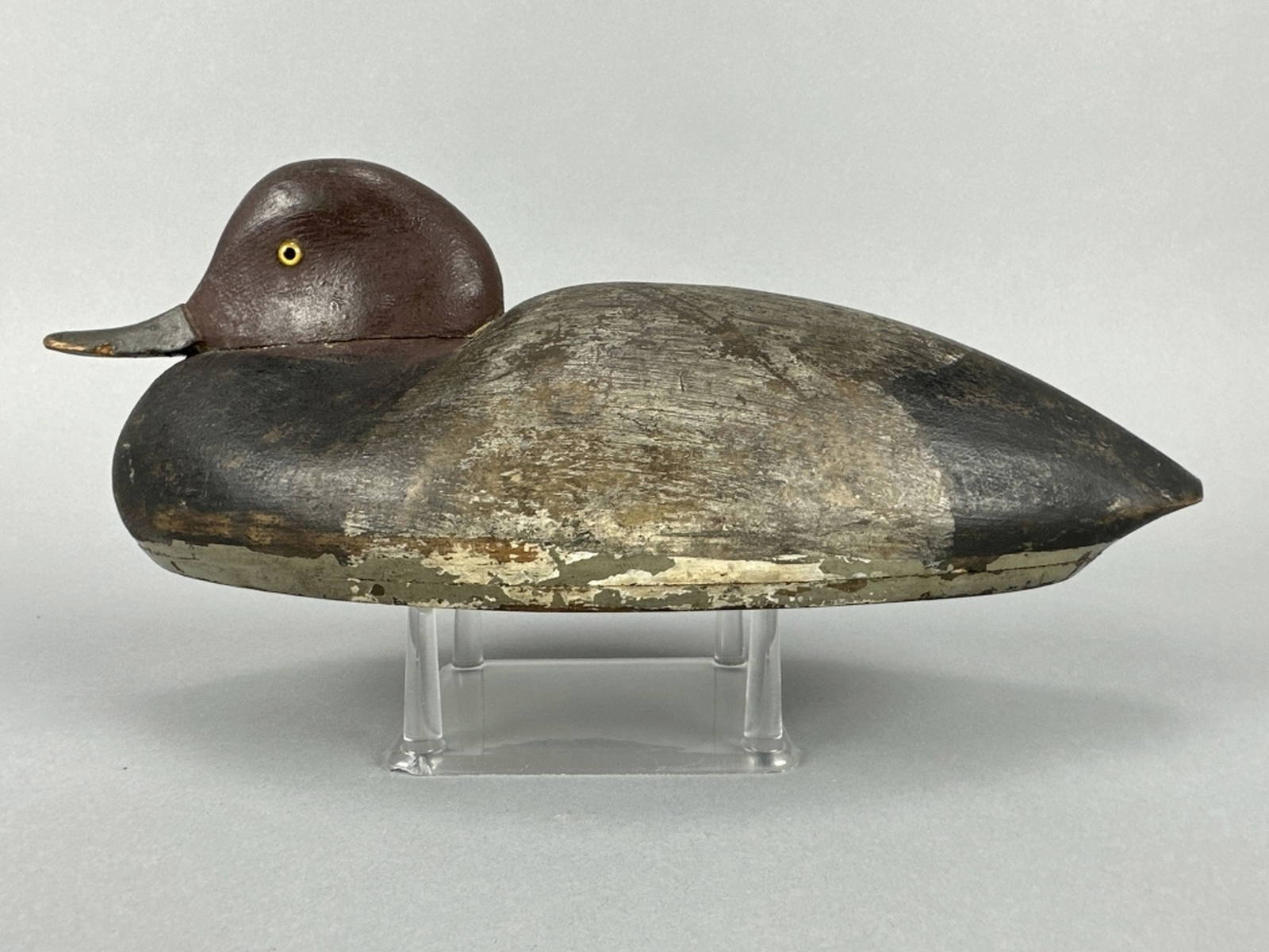 Nate Quillen Redhead Drake Duck Decoy Auction