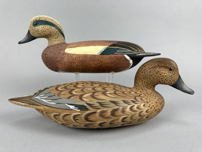 George Sibley Pr Of Widgeon Duck Decoys Auction