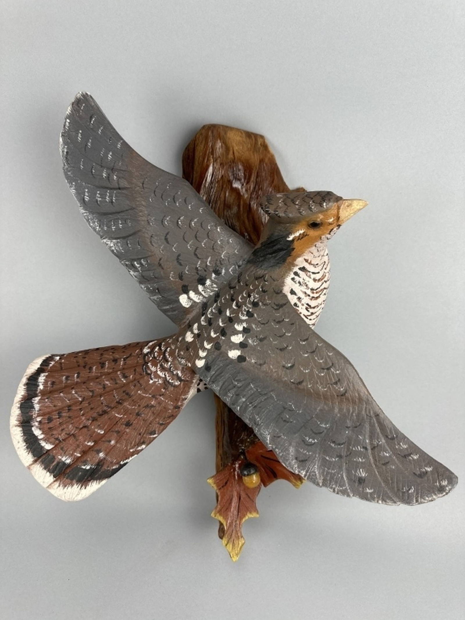 Casey Edwards Hand Carved Grouse Auction
