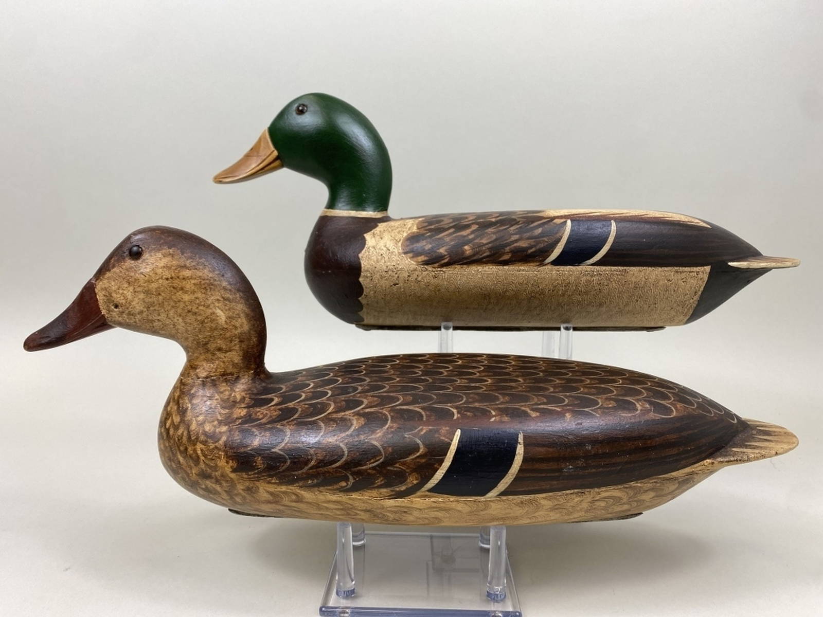 Robert Elliston Pr Of Mallard Duck Decoys Auction