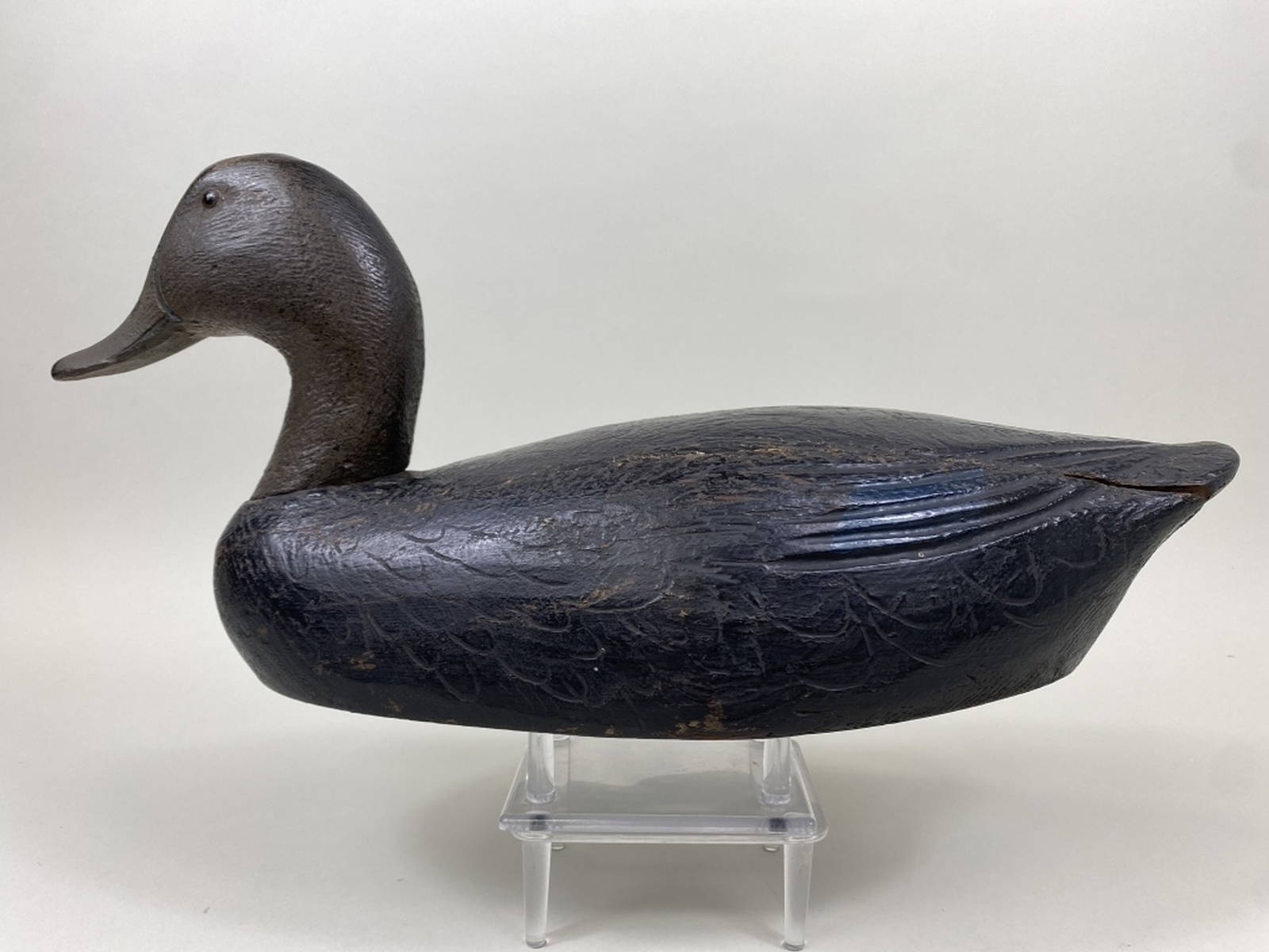 Early Ben Schmidt Black Duck Decoy Auction