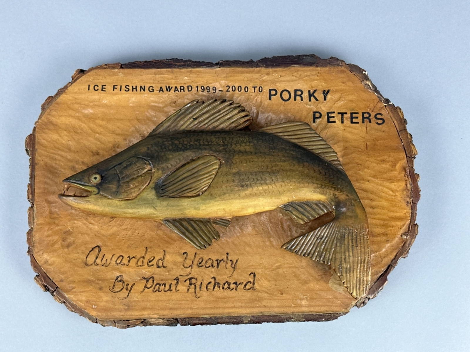 Wooden Fish Plaque Auction