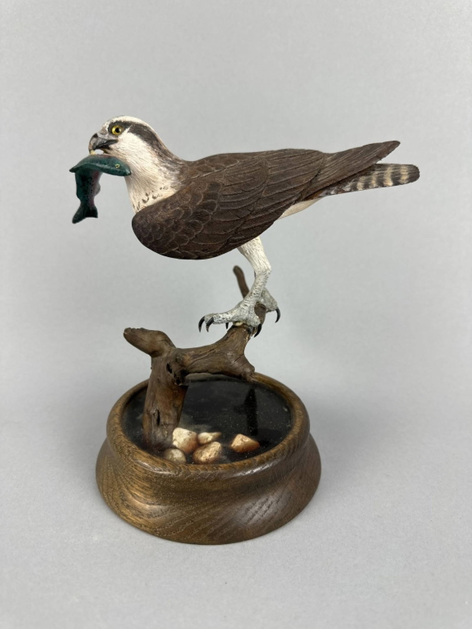 Bowman Hand Carved Miniature Hawk Auction