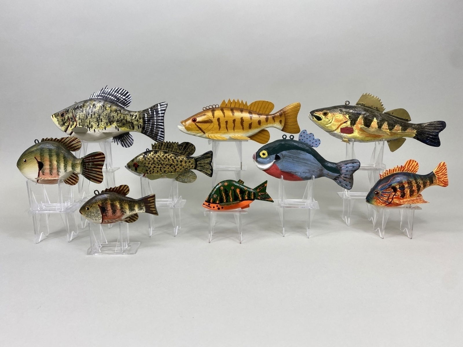 9 Fish Spearing Decoys Auction