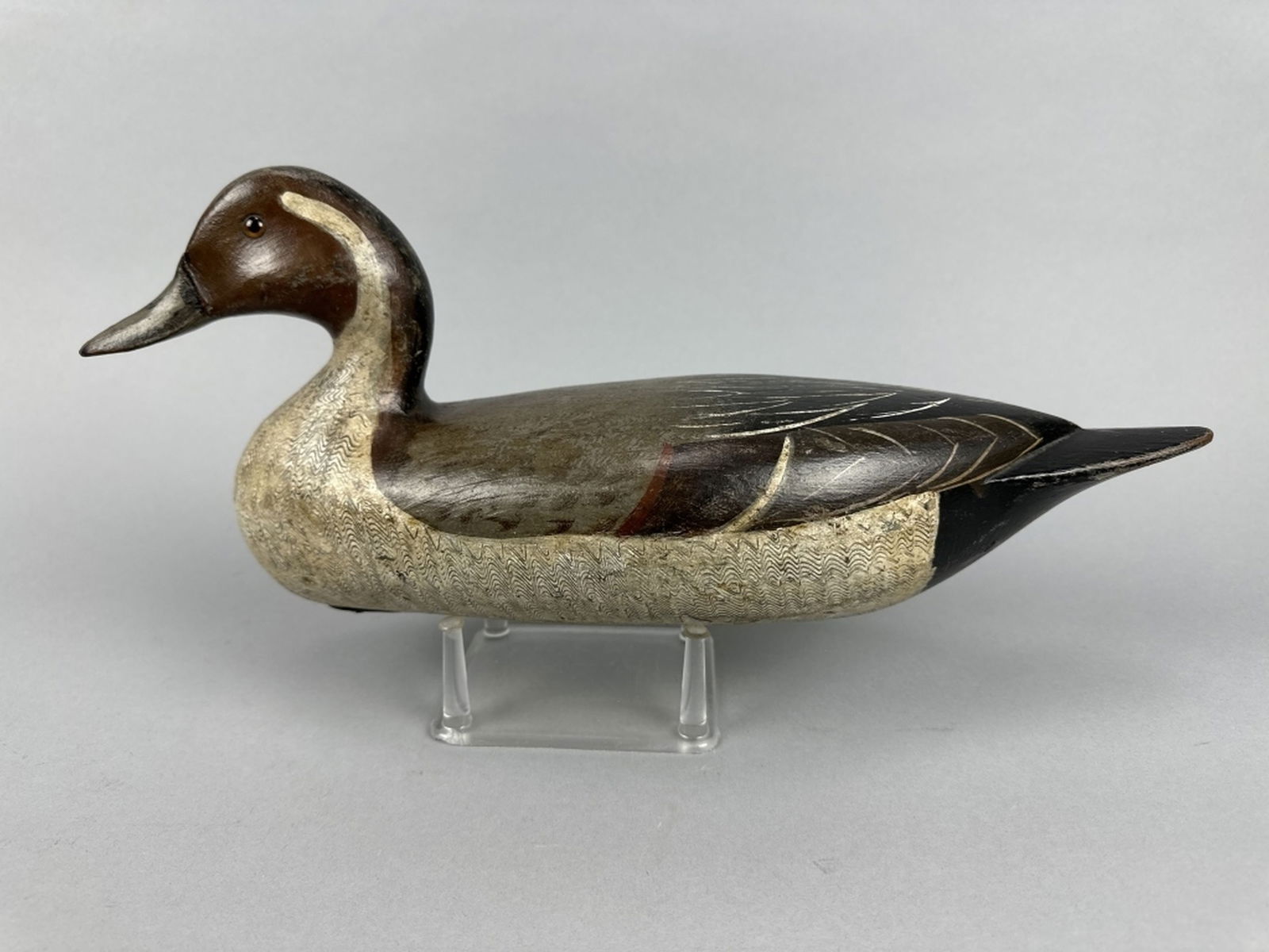 Charles Perdew Pintail Drake Duck Decoy Auction